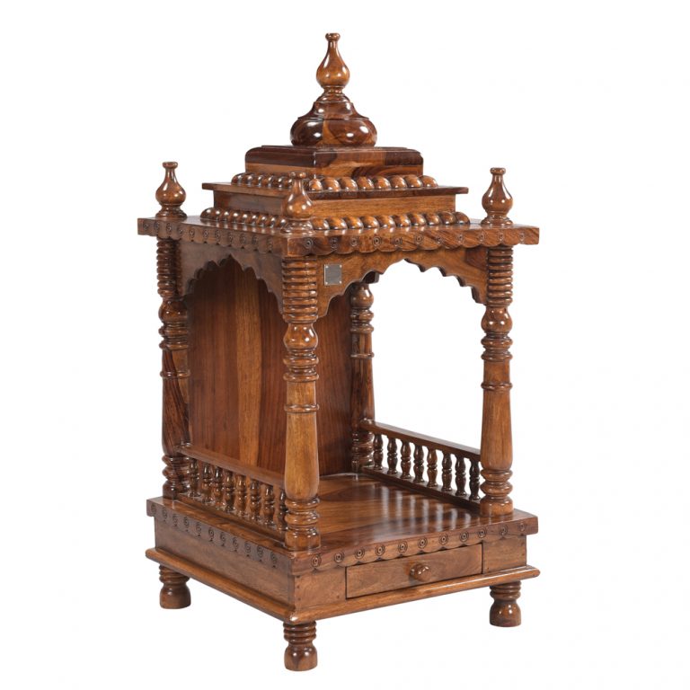 Wooden Pooja Stand Small. | Get upto 45% discount Eshop Regal